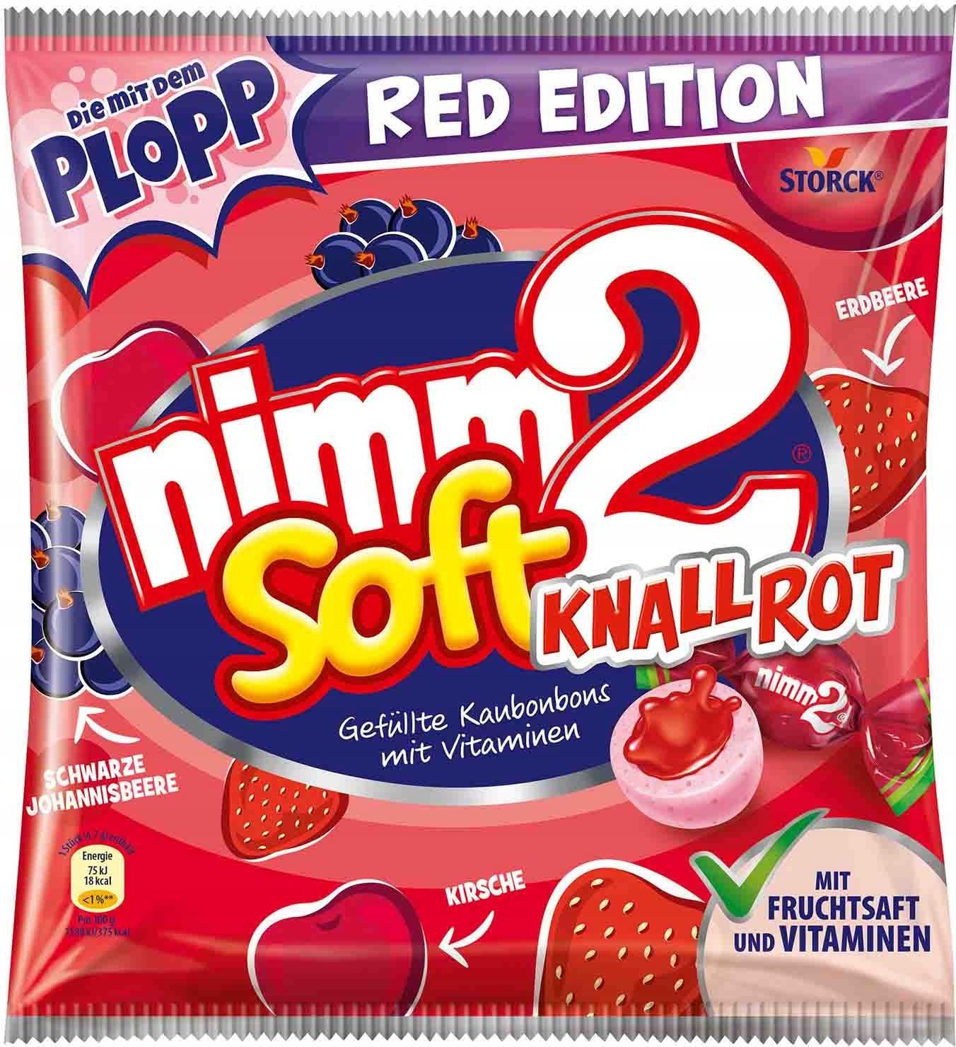 Nimm2 Soft Knall Rot Cukierki Z Witaminami 240g - Ceny i opinie - Ceneo.pl