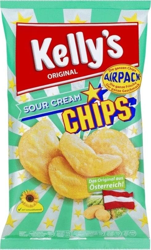 Kelly'S Chipsy Sour Cream 150 G - Ceny i opinie - Ceneo.pl