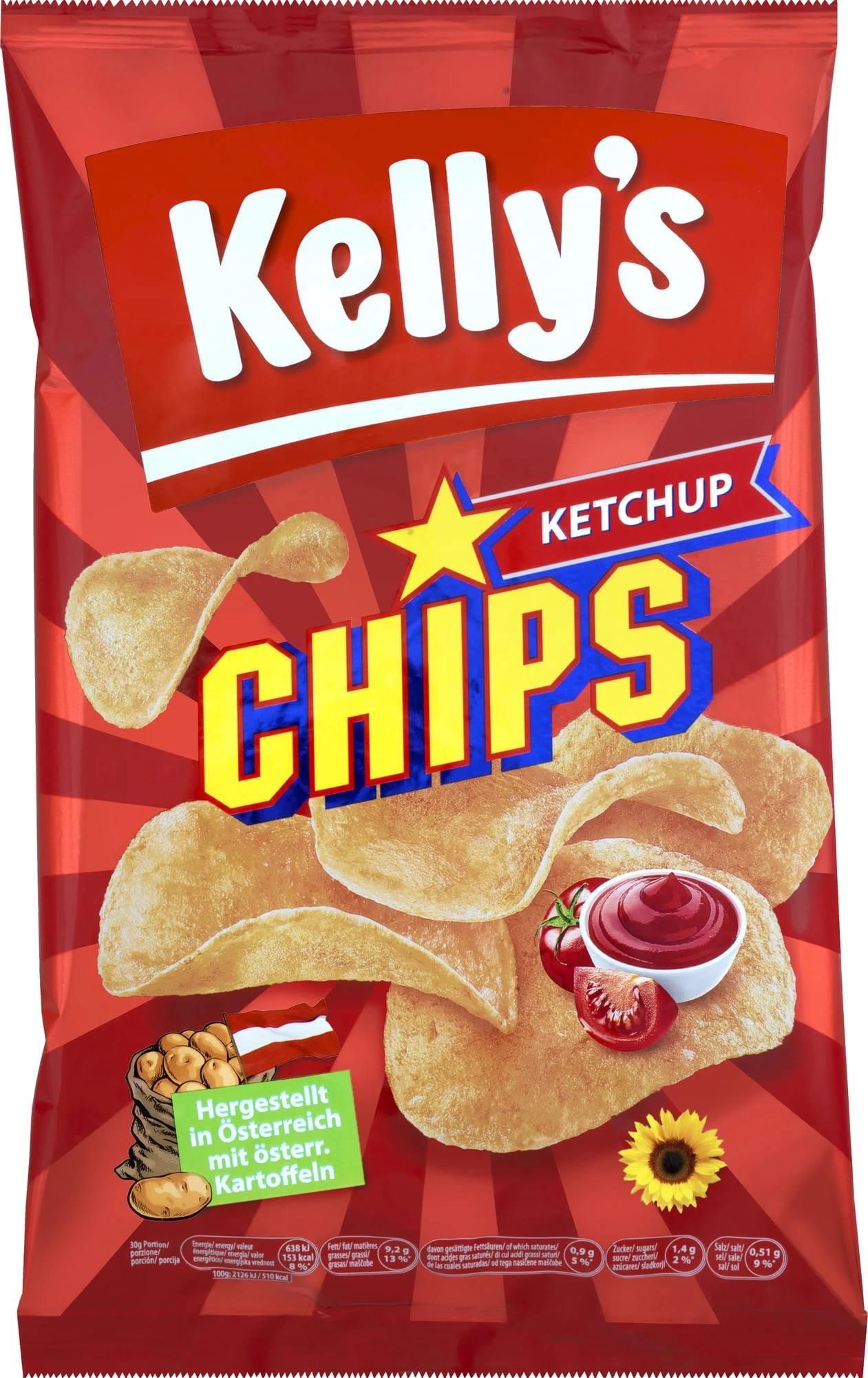 Kelly'S Chips Ketchup 150 G - Ceny i opinie - Ceneo.pl