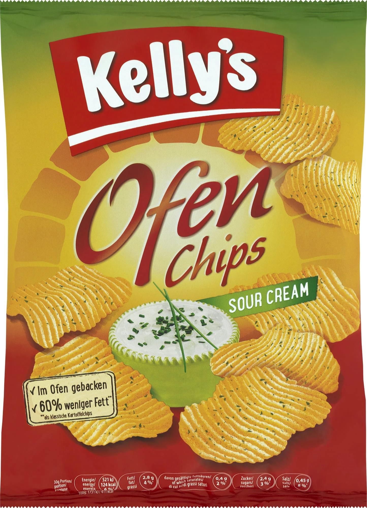 Kelly'S Chipsy Z Pieca Sour Cream 125 G - Ceny i opinie - Ceneo.pl