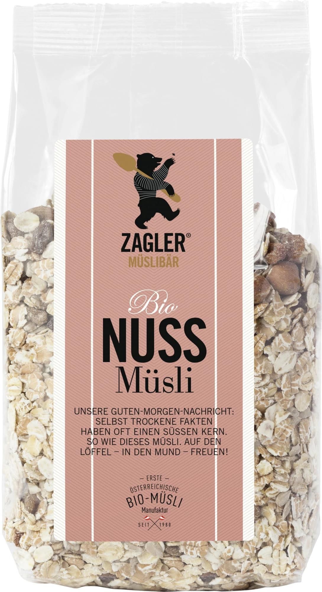 Zagler Müslibär Muslibar Organiczne Musli Orzechowe 0,50 Kg - Ceny i ...