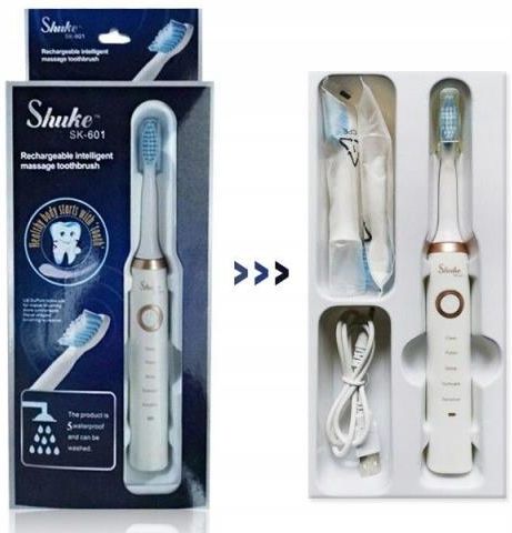 Szczoteczka elektryczna Shuke SK-601 Czarny - Opinie i ceny na Ceneo.pl