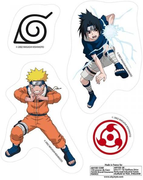 NARUTO - Stickers - 16x11 cm/ 2 sheets - Team 7 X5 - Ceny i opinie ...