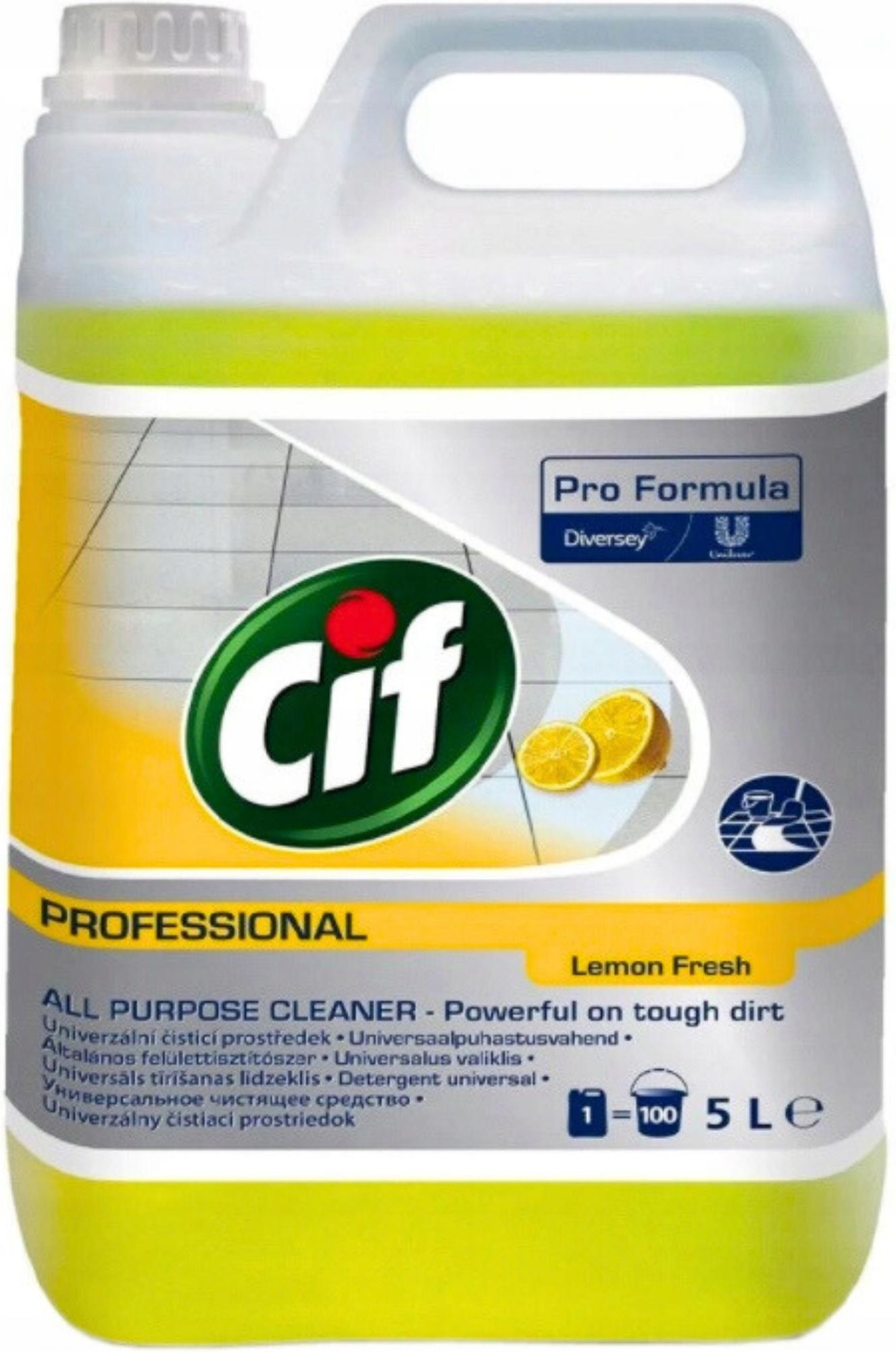 Cif Proffesional Uniwersalny środek czyszczący lemon 5l - Opinie i ...
