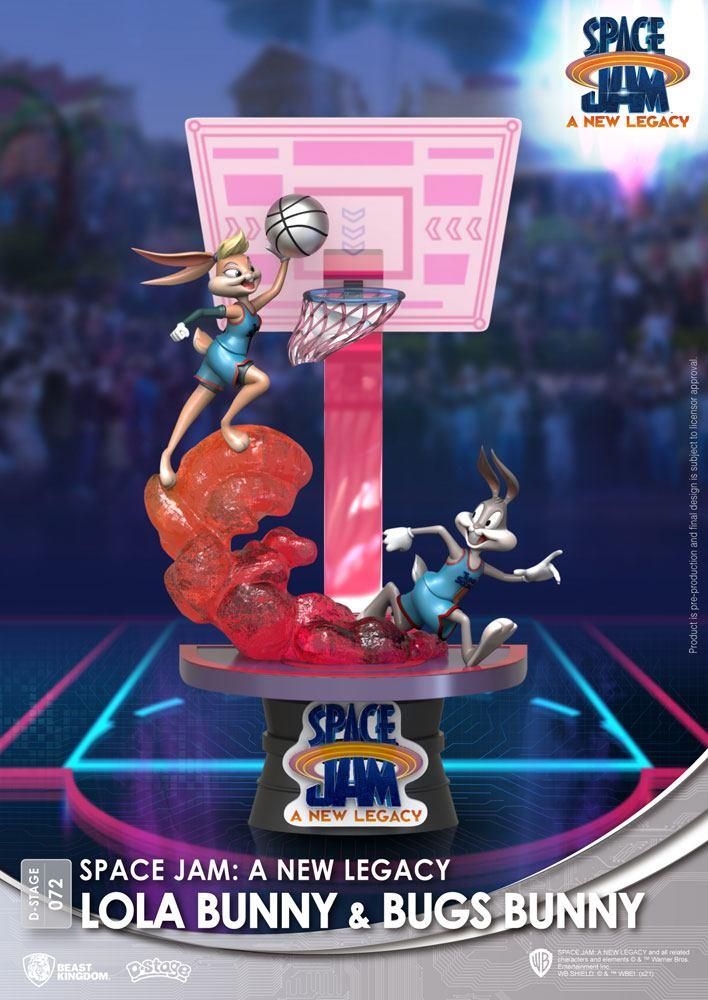 Space Jam: A New Legacy D-Stage PVC Diorama Bugs Bunny & Lebron James ...