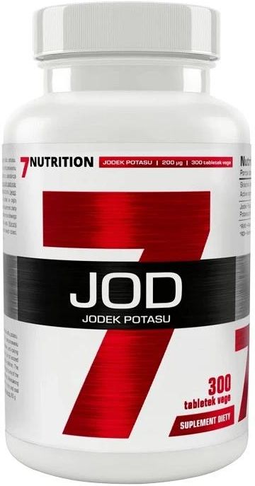 7Nutrition Jod Jodek Potasu 200Mcg 300tabl. - Opinie i ceny na Ceneo.pl