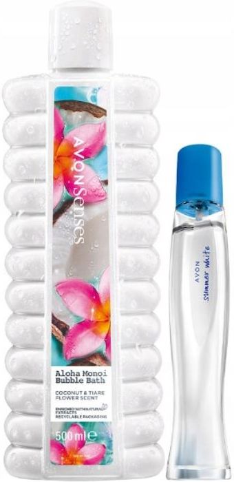 Avon Zestaw Summer White+ Płyn Aloha Monoi 500Ml - Ceneo.pl