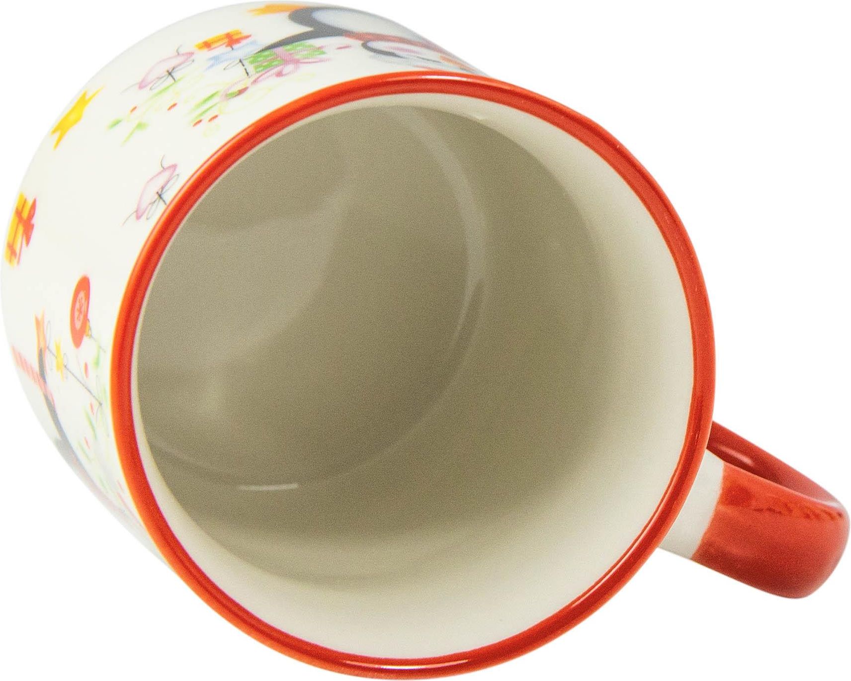 Excellent Houseware Kubek Świateczny Zestaw Porcelana 4Szt. 200Ml ...
