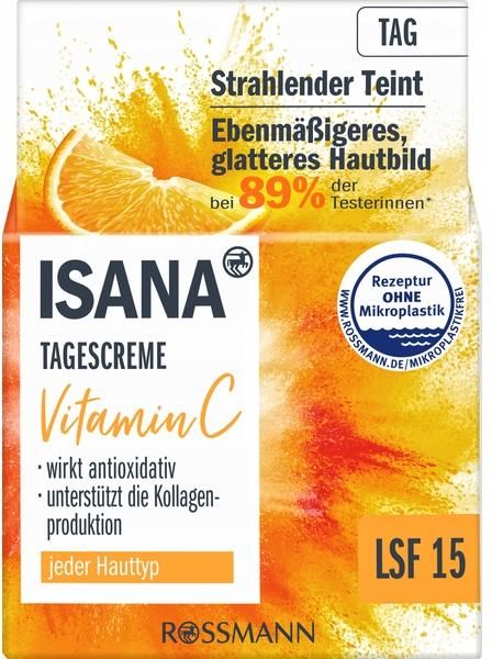 Krem Isana Vitamin C Spf 15 na dzień 50ml - Opinie i ceny na Ceneo.pl
