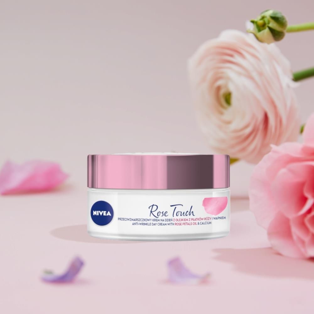 Krem do twarzy Nivea Zestaw Kremów Rose Touch Dzień I Noc 2X50Ml ...
