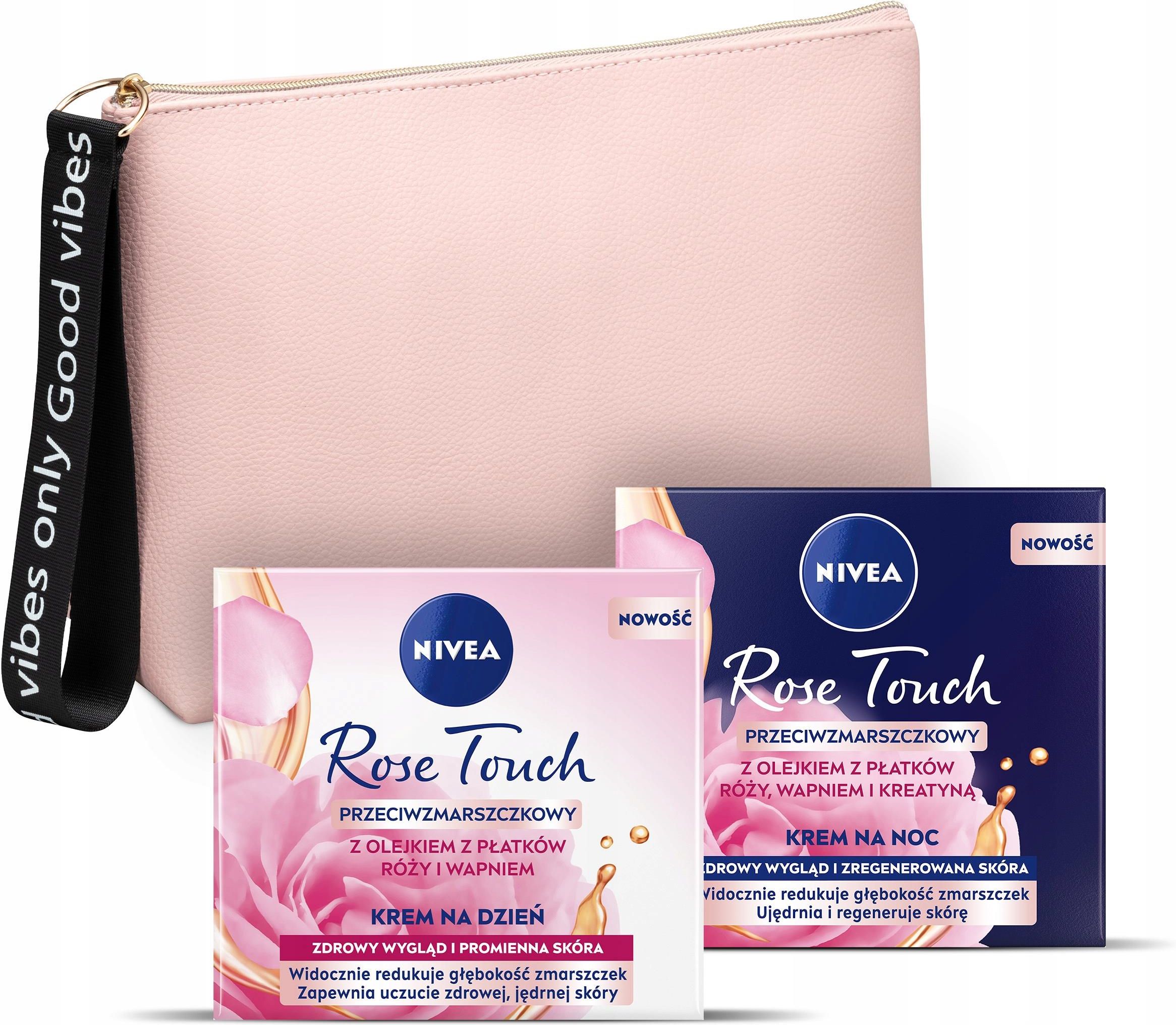 Nivea Zestaw Kremów Rose Touch Dzień I Noc 2X50Ml - Opinie i ceny na ...