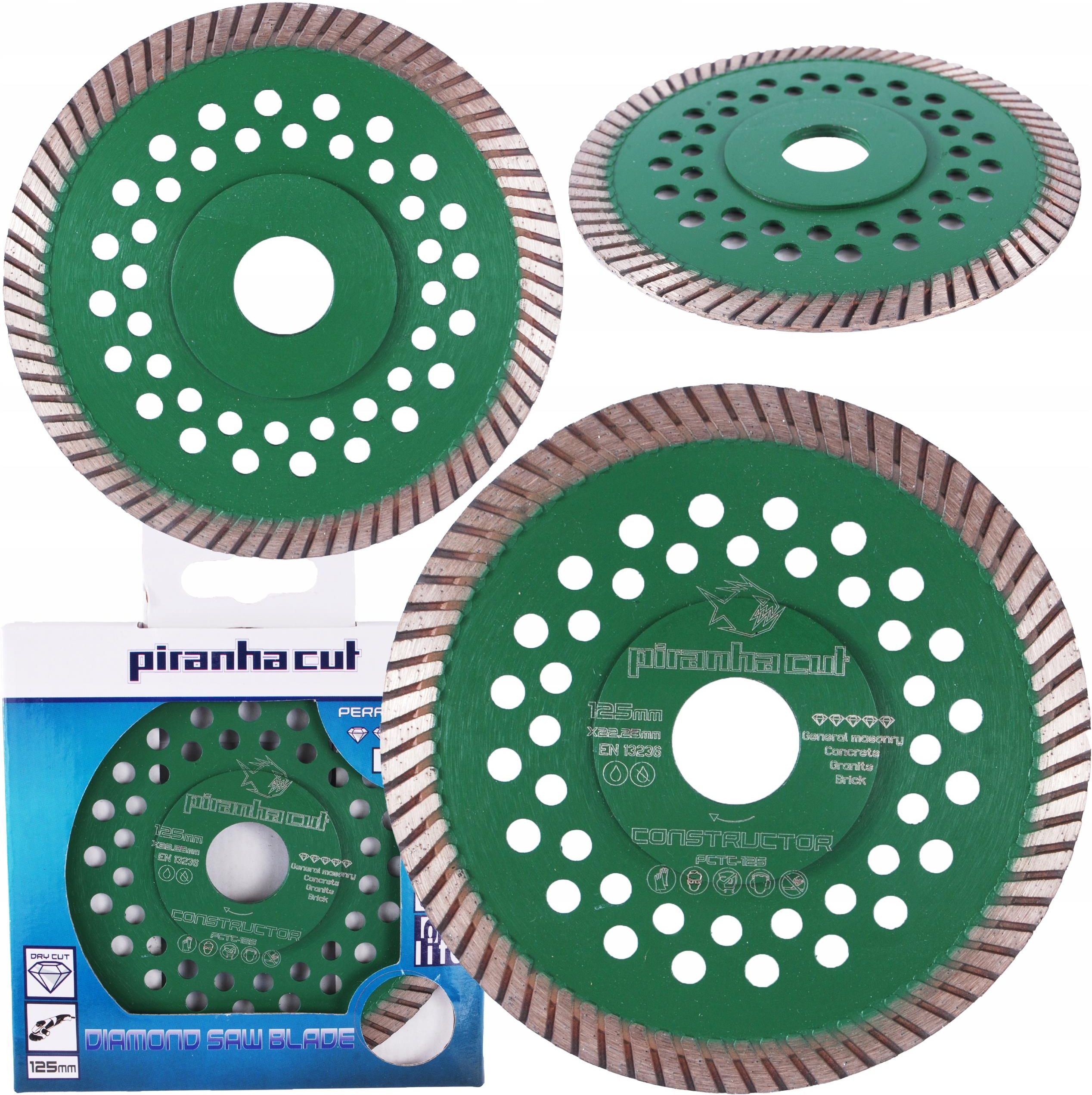 Tarcza diamentowa Piranhacut Tarcza Diamentowa 125 Gres Constructor ...