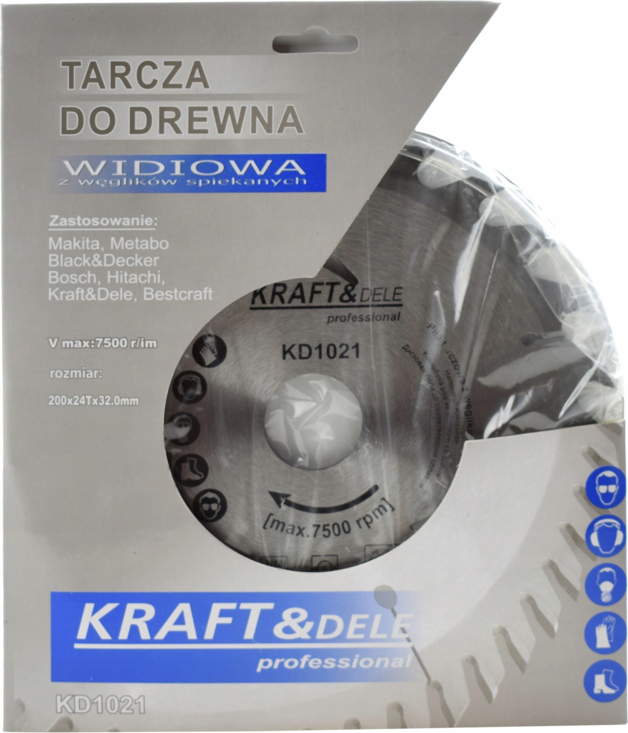 Tarcza tnąca Kraft&Dele Tarcza Widiowa Do Drewna Widia 200/32mm 24 Zęby KD1021 - Opinie i ceny ...