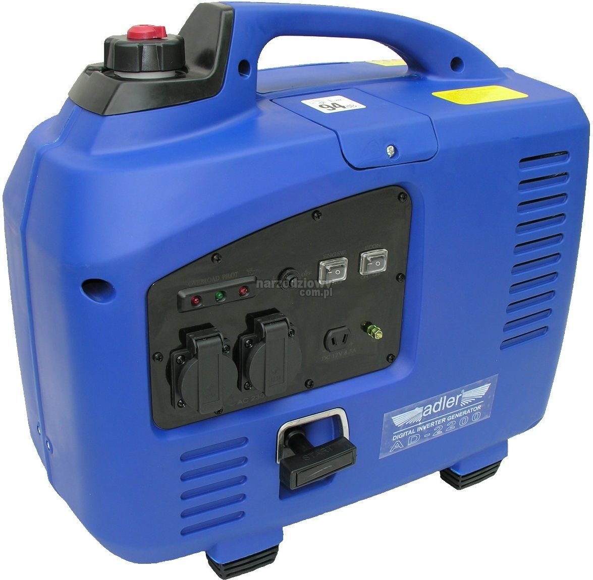 Generator prądu Adler agregat prądotwórczy AD-2200 3700.2 - Opinie i ceny na Ceneo.pl