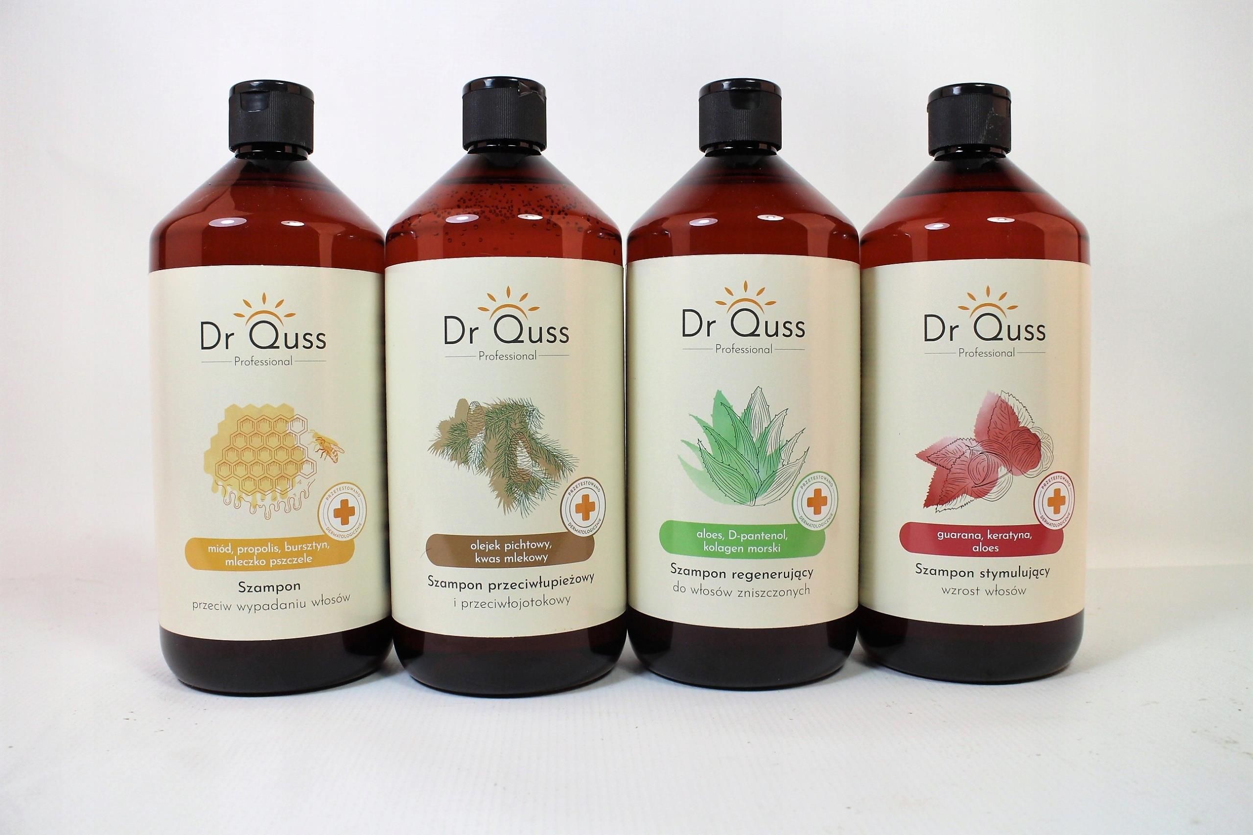 Szampon do włosów Dr Quss Szampon Stymulujący Wzrost Włosów 1L - Opinie ...