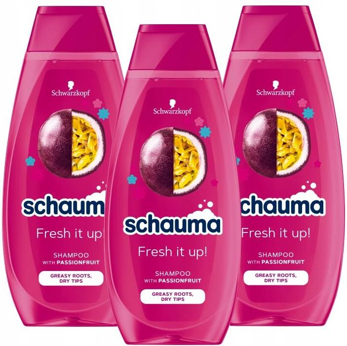 Szampon do włosów Schauma Szampon Do Włosów Fresh It Up! 400Ml X3 ...