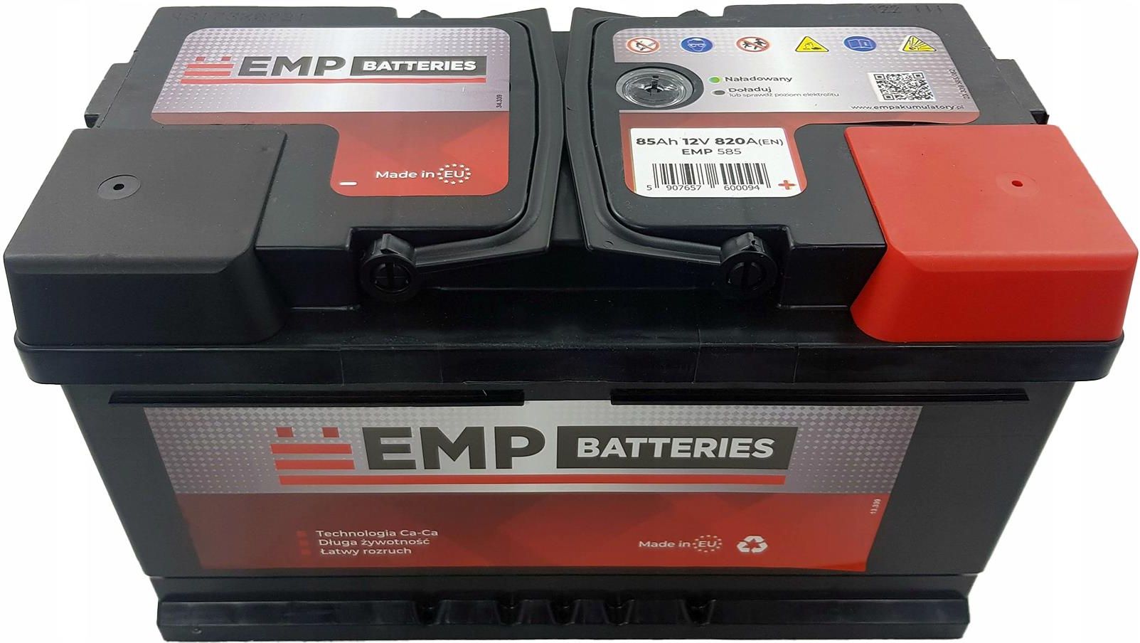 Emp Batteries 12V 85Ah 820A 585 - Opinie i ceny na Ceneo.pl