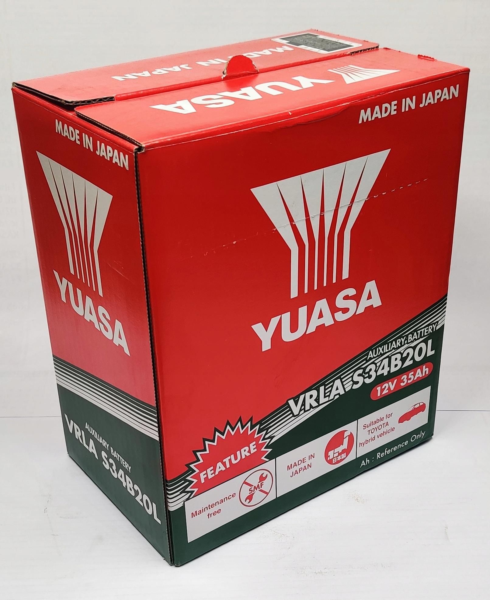 Yuasa Hj-S34B20L Agm 12V 35Ah Toyota Hybrid Hj-S34B20L-A - Opinie i ...