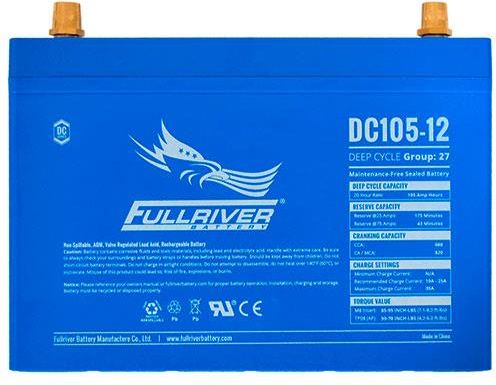Fullriver Agm 12V 105Ah 680A Dc105-12 - Opinie i ceny na Ceneo.pl