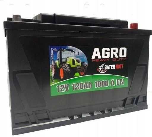 Battermott Agro 12V 120Ah 1000A 120100 - Opinie i ceny na Ceneo.pl