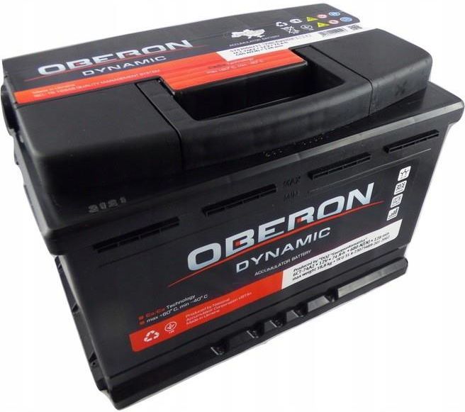 Oberon Dynamic 74Ah 680A Wysoki Do 40St. Ob74 - Opinie i ceny na Ceneo.pl