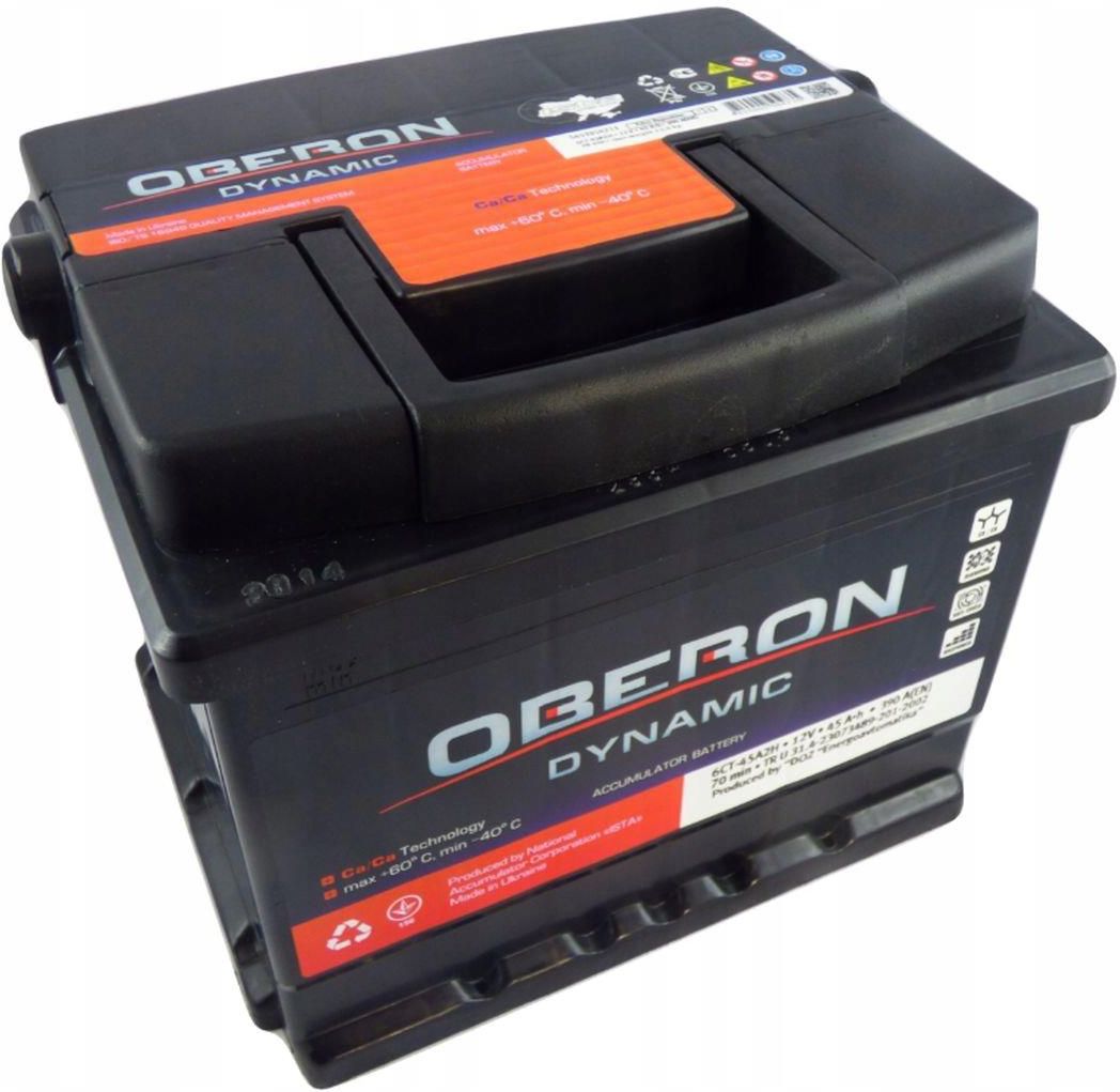 Oberon Dynamic 45Ah 390A Do 40St. Ob45 - Opinie i ceny na Ceneo.pl
