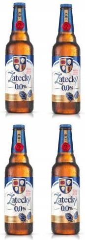 ZATECKY PIWO BEZALKOHOLOWE 0,0% 4X0,5L - Ceny i opinie - Ceneo.pl