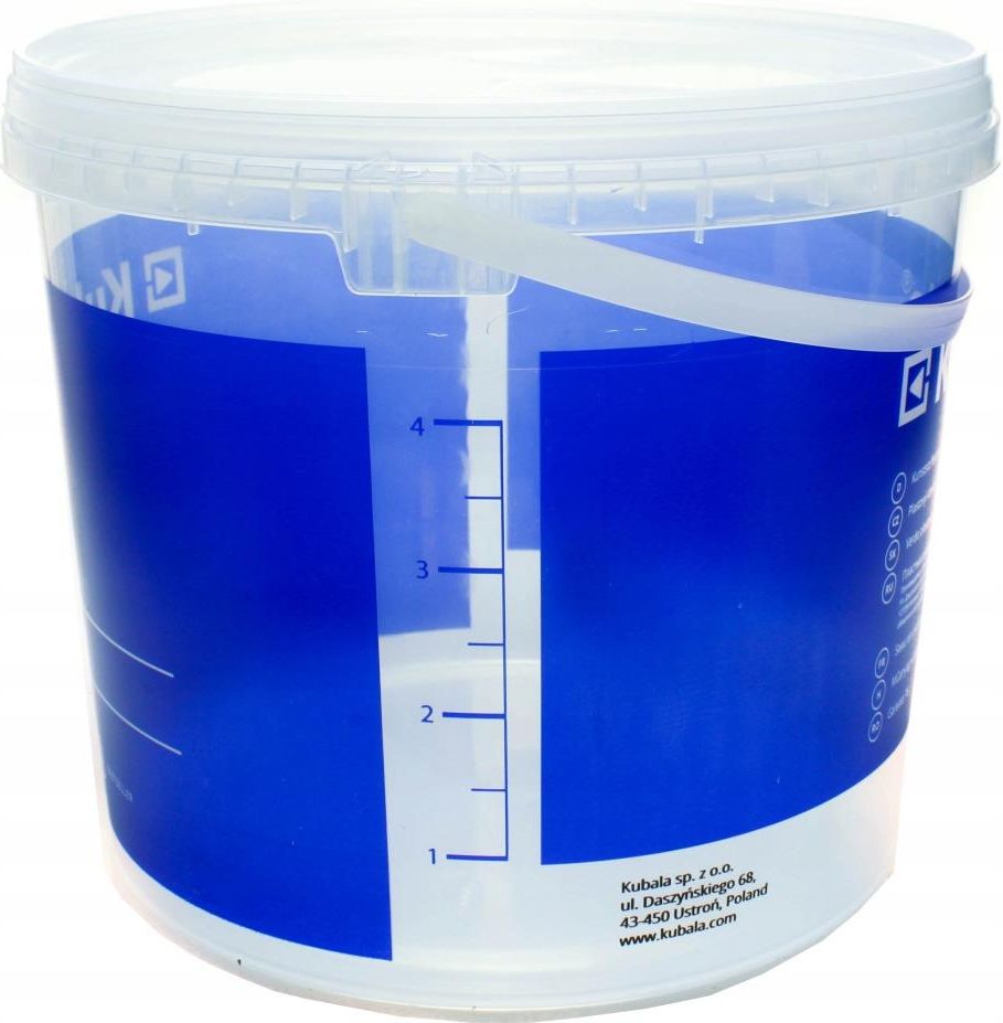 Kubala Wiadro Przeźroczyste Z Pokrywą Podziałką 1534 - opinie i ceny na Ceneo.pl
