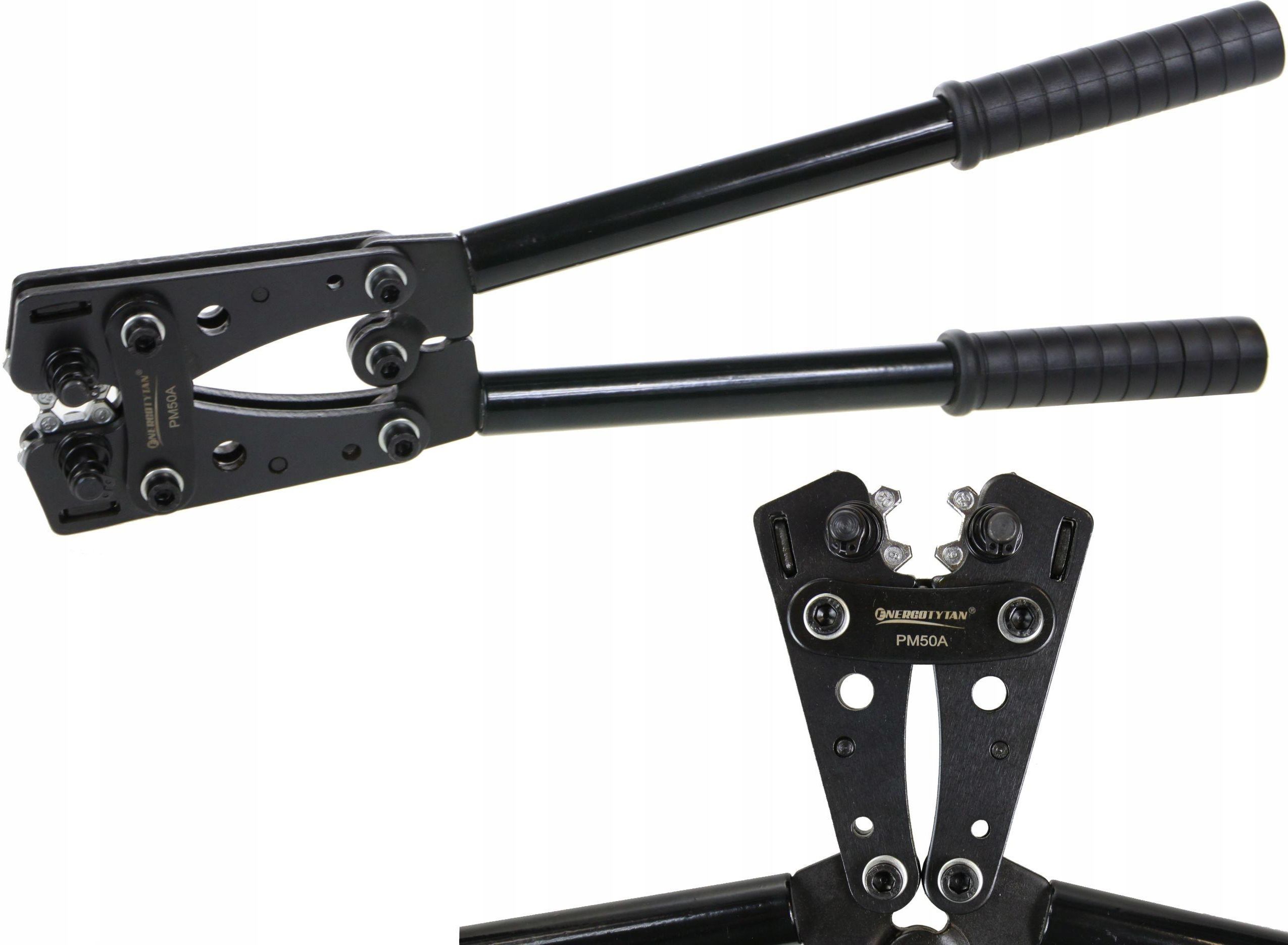 Energotytan Zaciskarka Praska Do Kabli Tulejek Przewodów 6-50 Pm50A ...