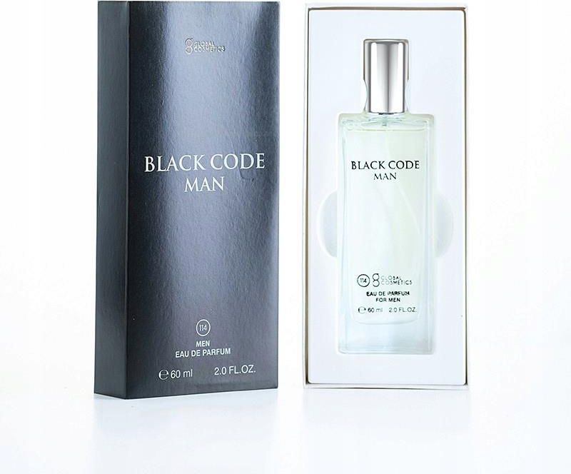 Global Cosmetics 114 Black Code Man Perfumy 60 ml Męski - Opinie i ceny na Ceneo.pl
