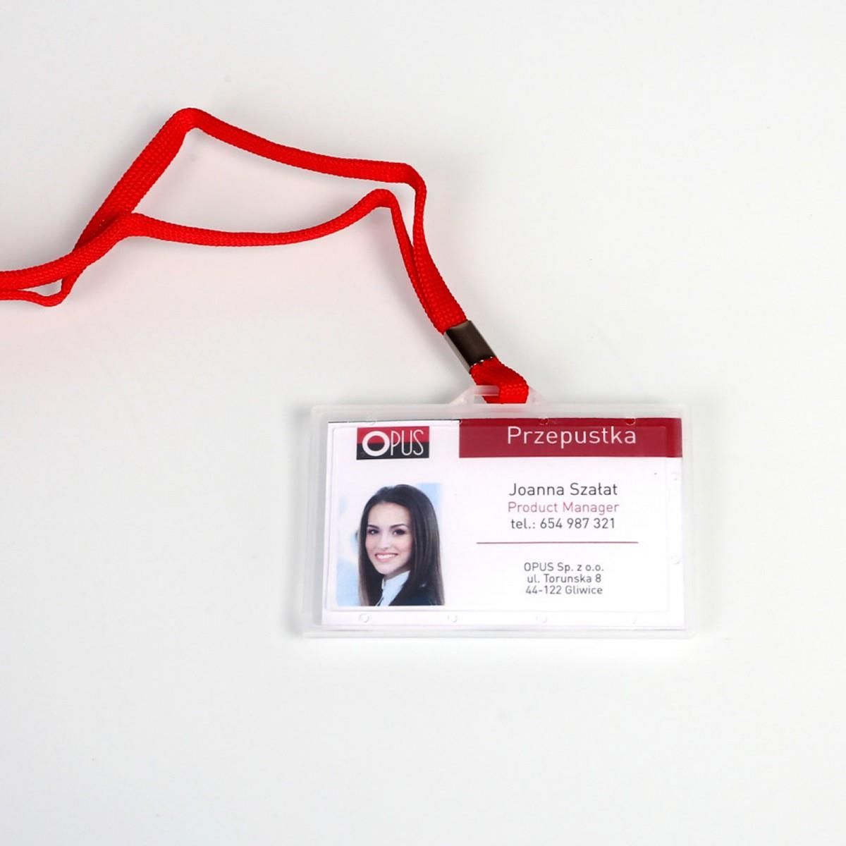 Opus Identyfikator O.Badge Holder Z Taśmą Czerwoną - Ceny i opinie ... Opus Identyfikator O.Badge Holder Z Taśmą Czerwoną - Ceny i opinie ...
