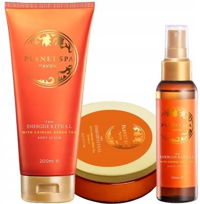 Zestaw dla kobiety Avon Spa Zestaw Kosmetyków Z Zieloną Herbatą 3W1 ...