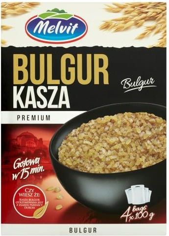 MELVIT KASZA BULGUR PREMIUM PACZKOWANA 4x100G - Ceny i opinie - Ceneo.pl