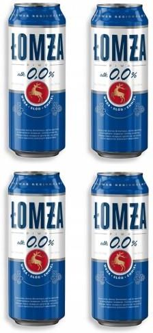 ŁOMŻA ZERO PIWO BEZALKOHOLOWE 0,0% 4X0,5L PUSZKA - Ceny i opinie - Ceneo.pl