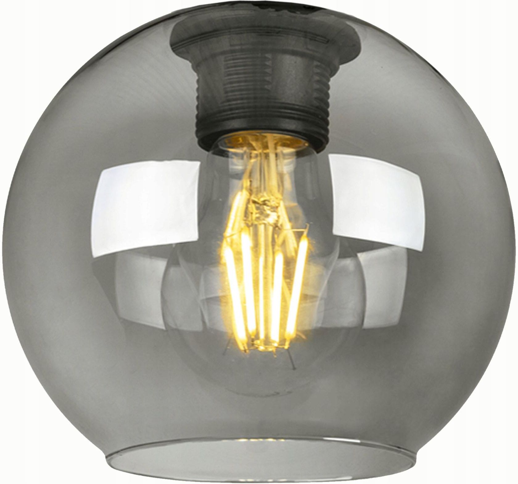 Led-One Lampa Sufitowa Plafon Żyrandol Wysoki Kula Szklana (1070S1097 ...