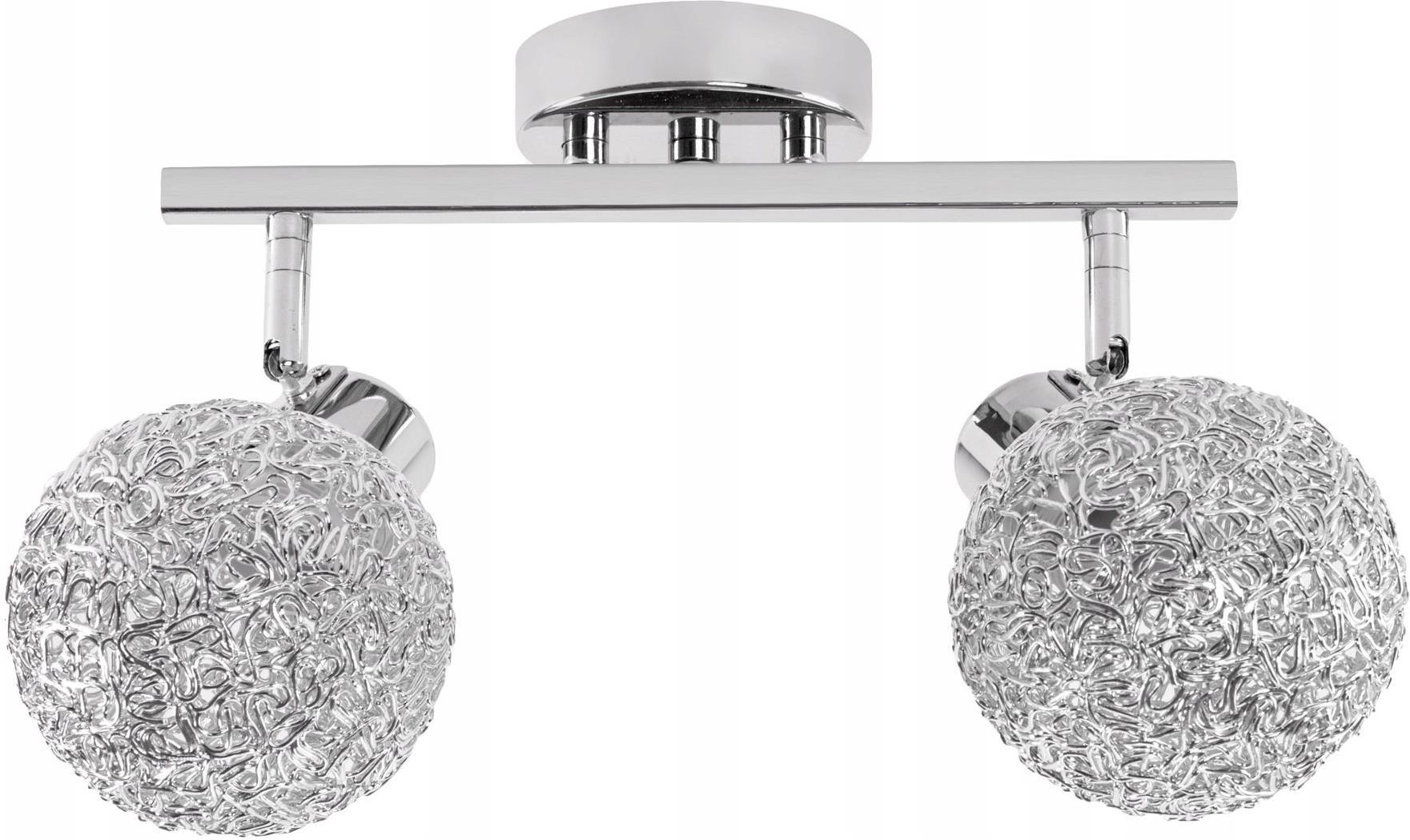 Toolight Lampa Sufitowa Plafon Kula Srebrna Chrom Glamour (Osw05641 ...