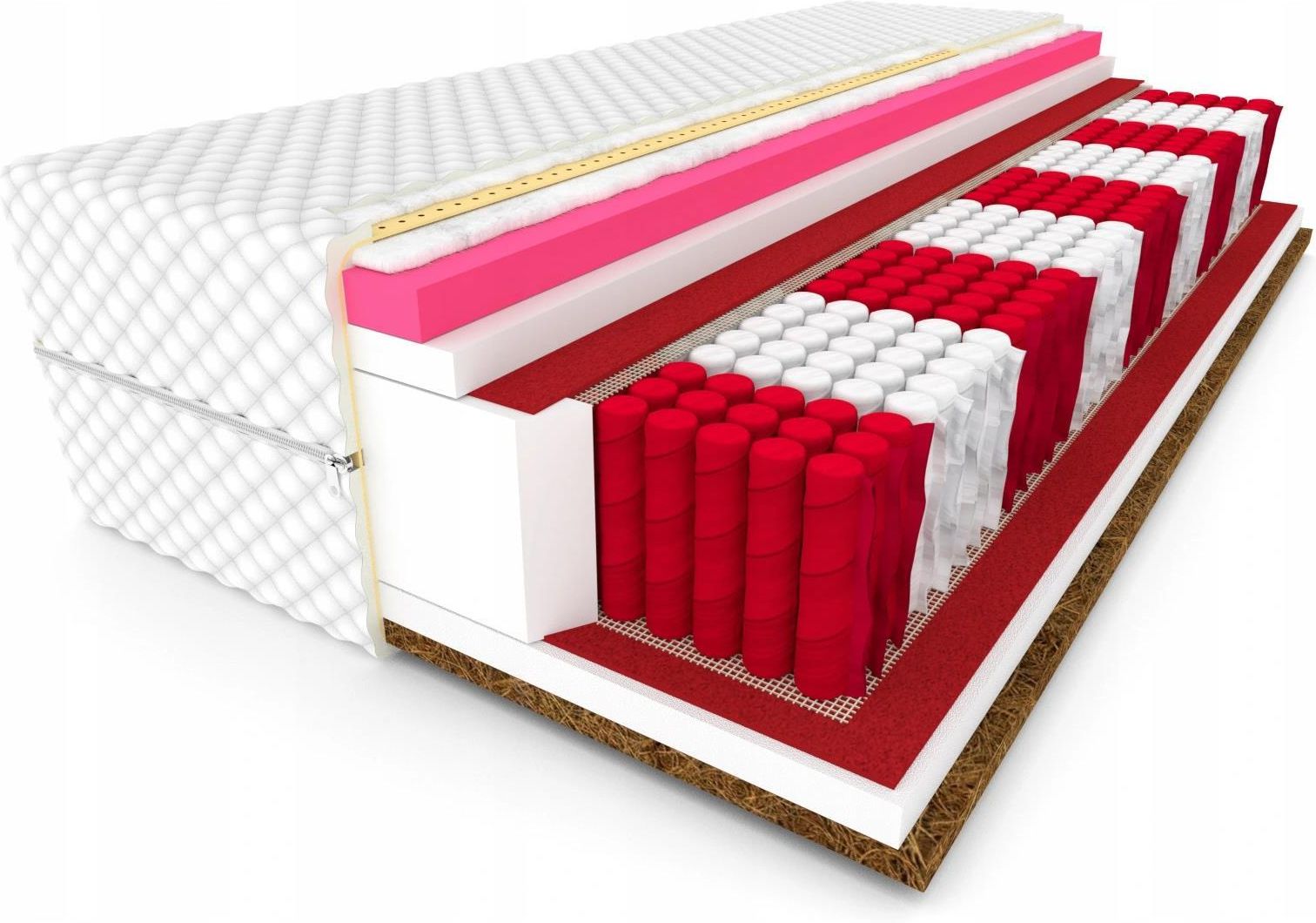 Materac Heisberg Samba 180x200 - Materace H3, H4 Kokosowe, Piankowe ...