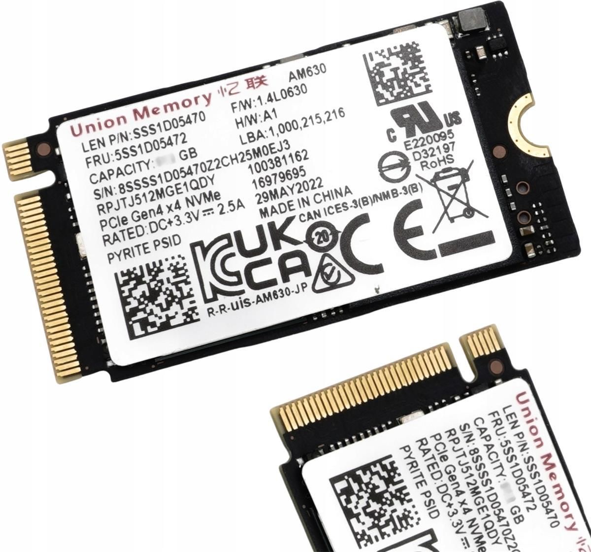 Dysk SSD Union AM630 512GB M.2 - Opinie i ceny na Ceneo.pl