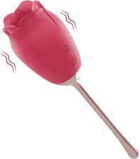 S-Hande Succubus masażer intymny w kształcie róży z 9 trybami lizania i wibracji Red - Ceneo.pl