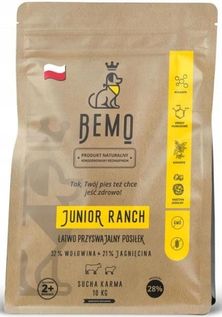 Karma Bemo Junior Ranch Wołowina + Jagnięcie 1Kg - Ceny i opinie - Ceneo.pl