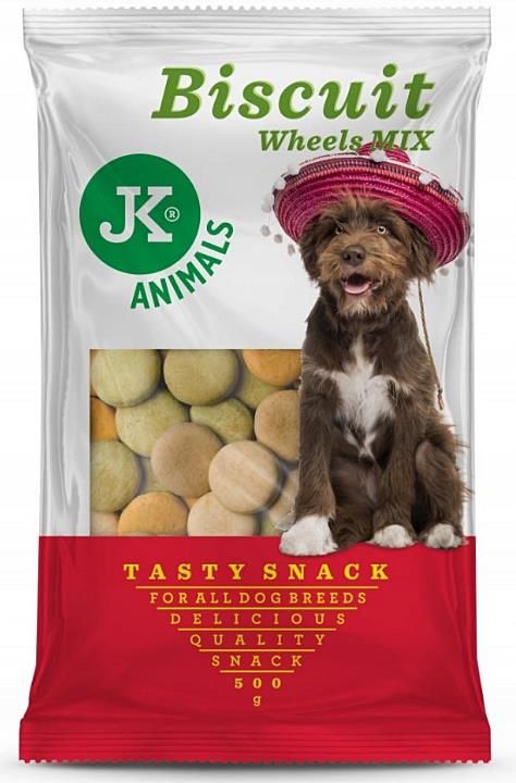 Karma Jk Animals Biscuit Wheel Wypiekane Kółeczka Dla Psów 500G - Ceny ...