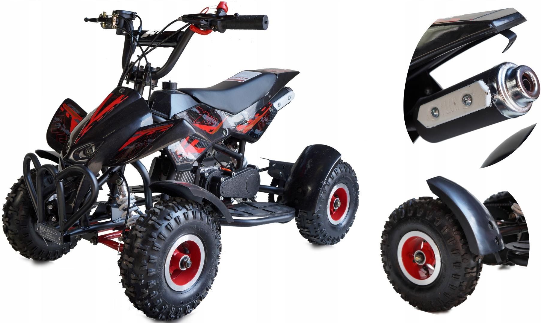 Mini Quad ATV 49cc JUNIOR XTR M4 ALUFELGI DWUSUW - Opinie i ceny na ...