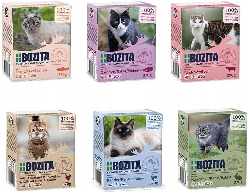 Karma Bozita Karma Mokra Kot Mix Smaków Sauce 6X370G - Ceny i opinie ...