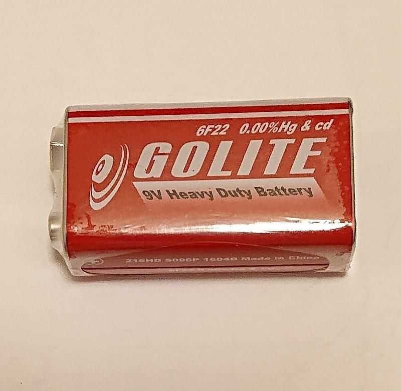 Bateria alkaliczna 6F22 9v GOLITE do zasilania rozmaitych urządzeń ...