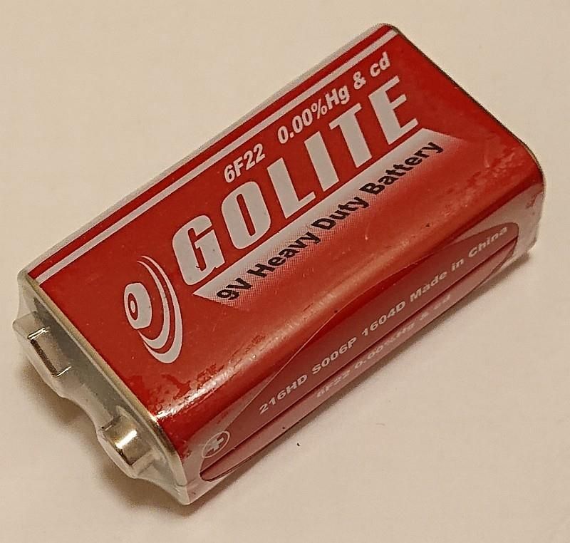 Bateria alkaliczna 6F22 9v GOLITE do zasilania rozmaitych urządzeń ...