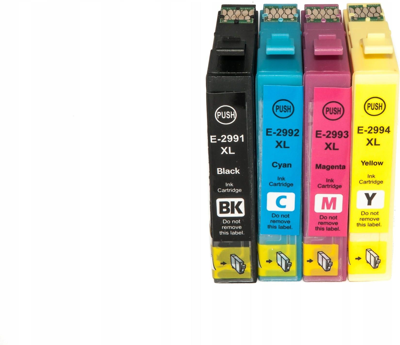 Tusz RAINBOW TUSZ DO EPSON EXPRESSION T2991 XP-255 XP-345 29XL do ...
