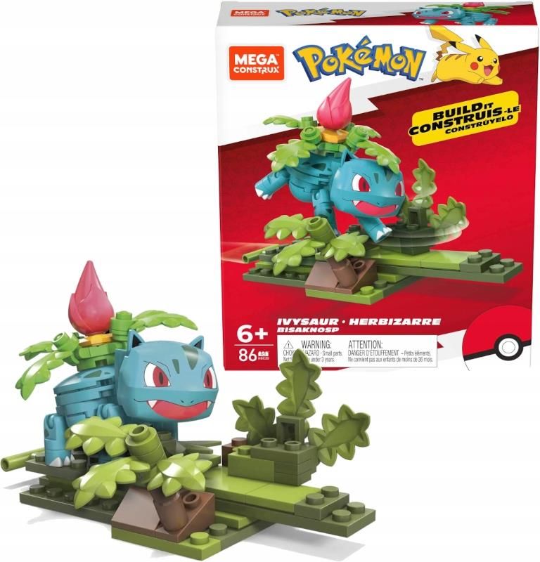 Mega Pokemon Ivysaur Zestaw 86 Elementów HGC20 - ceny i opinie - Ceneo.pl