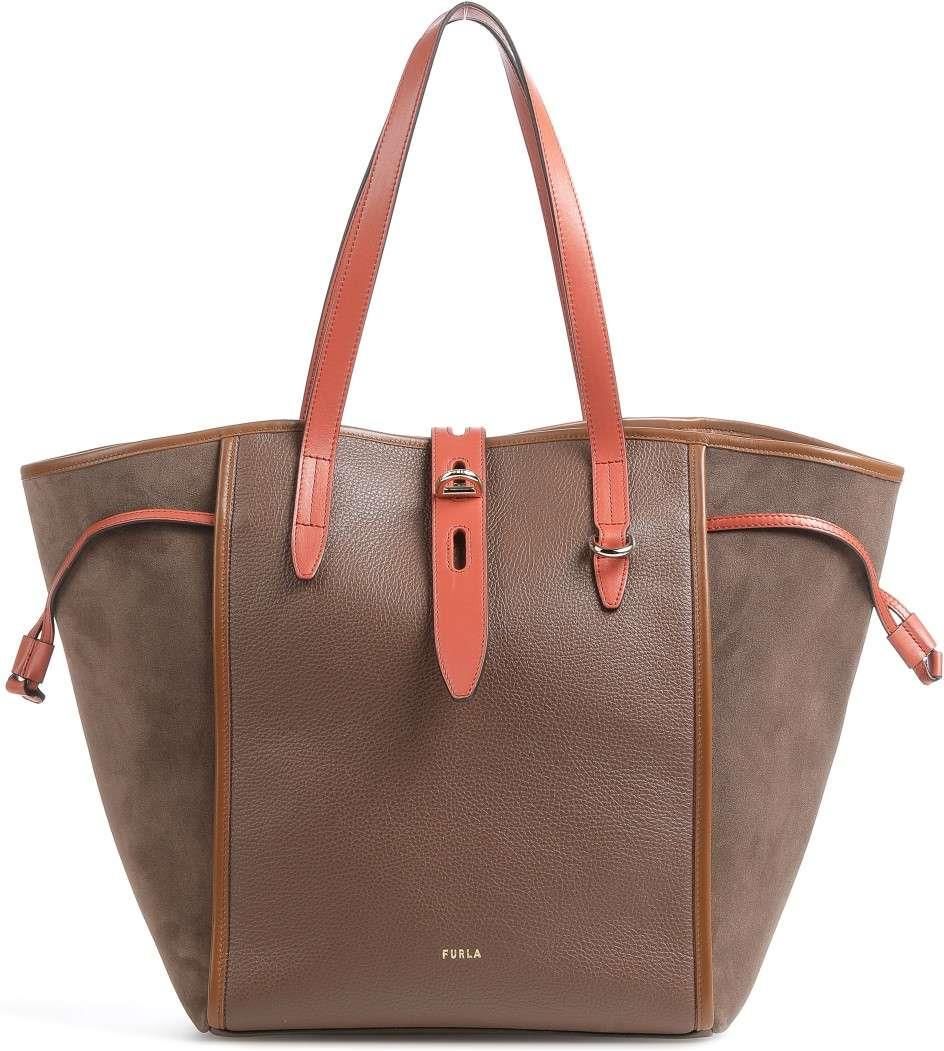 Furla Net L Torba na zakupy brązowy - Ceny i opinie - Ceneo.pl