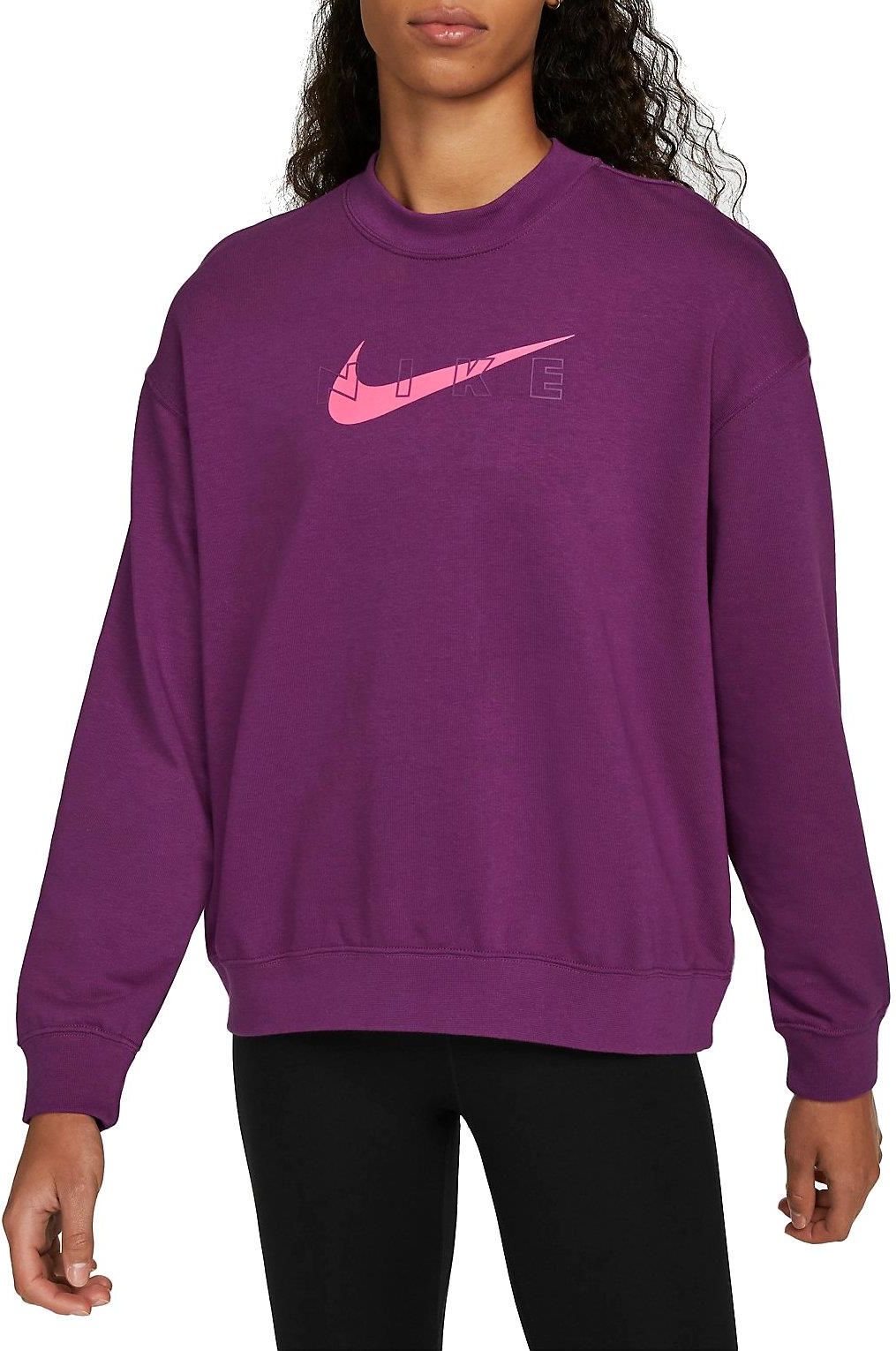 Bluza Nike Dri-FIT Get Fit Woen s Graphic Training Crew-Neck Sweatshirt ...
