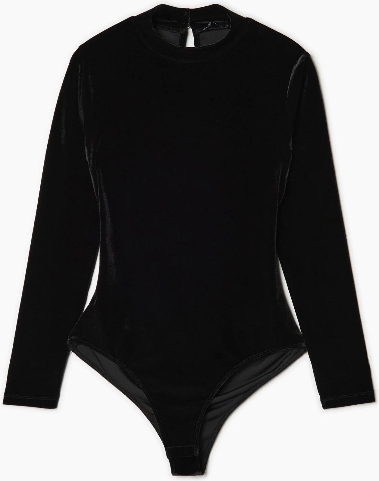 Cropp - Czarne body z długim rękawem - Czarny - Ceny i opinie - Ceneo.pl